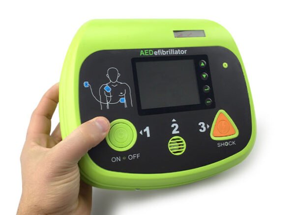 Portable Color Screen AED Defibrillator with ECG, Multi Language, SD ...